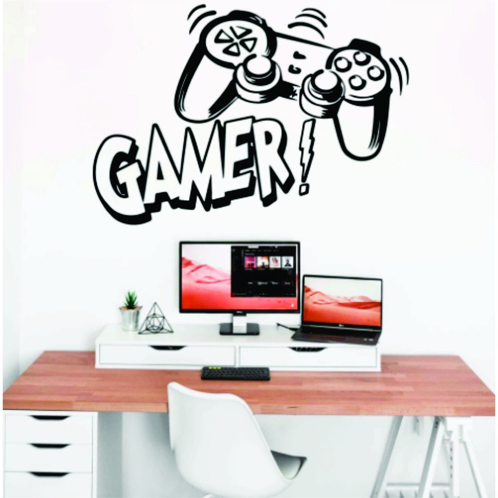 Adesivo Gamer - Adesivo Decorativo Game 100x60cm | Shopee Brasil