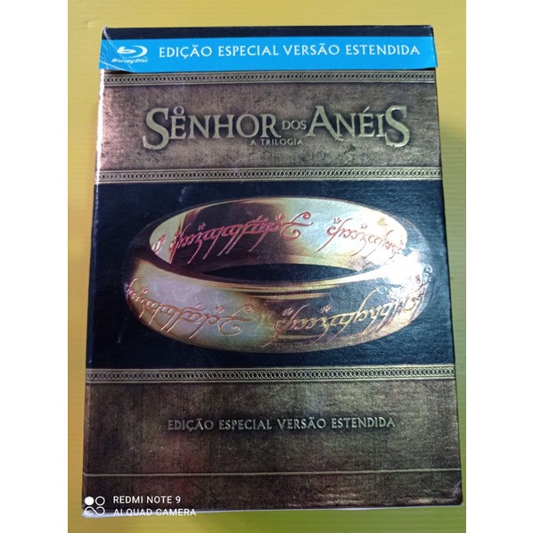 Box O Senhor dos Anéis trilogia extended edition blu-ray original | Shopee Brasil