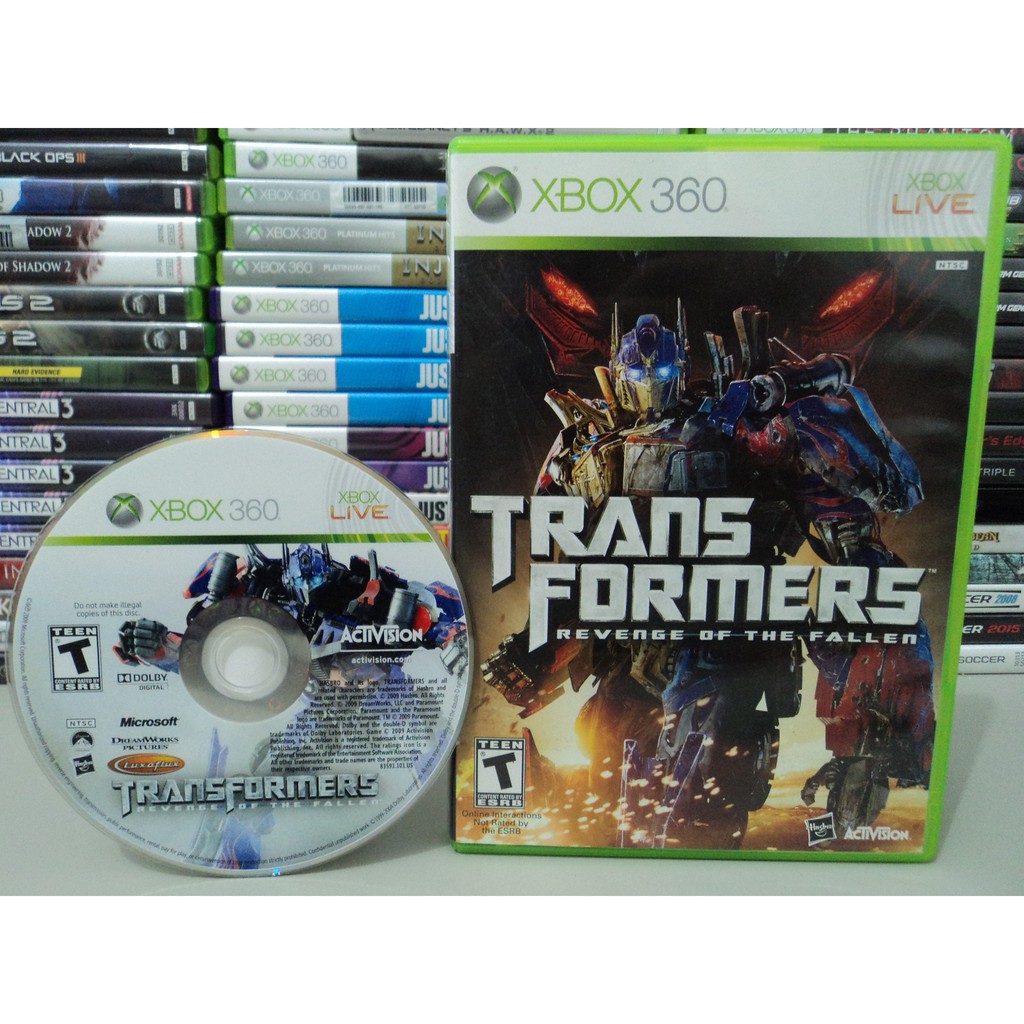 Transformers Revenge of the Fallen Xbox 360 Jogo original Midia Fisica ...