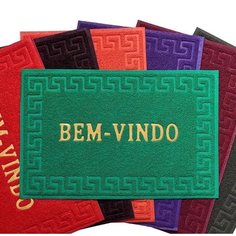 Tapete Emborrachado Bem Vindo | Shopee Brasil