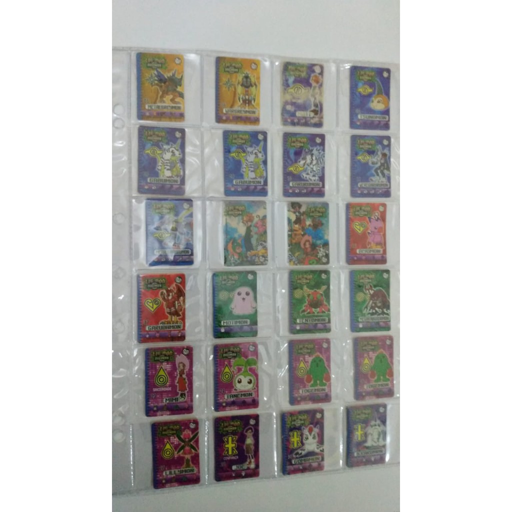 Lote de tazos Elma Chips Digimon | Shopee Brasil