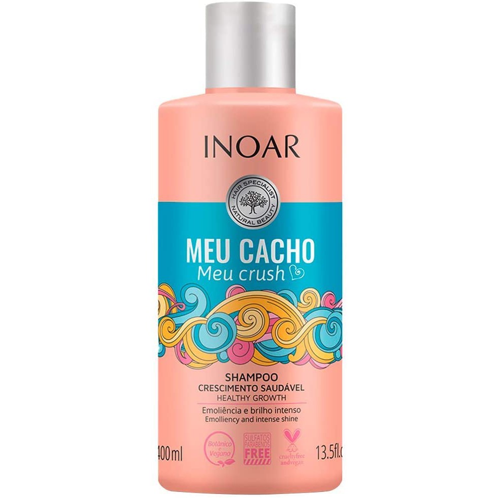 Inoar Shampoo Meu Cacho Meu Crush 400Ml | Shopee Brasil