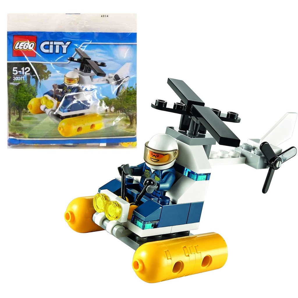 Lego 30311 - Swamp Police Helicopter - Lego City | Shopee Brasil