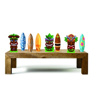 Havaí Tiki totem kit 8 de mesa kit enfeites de festa temática | Shopee ...