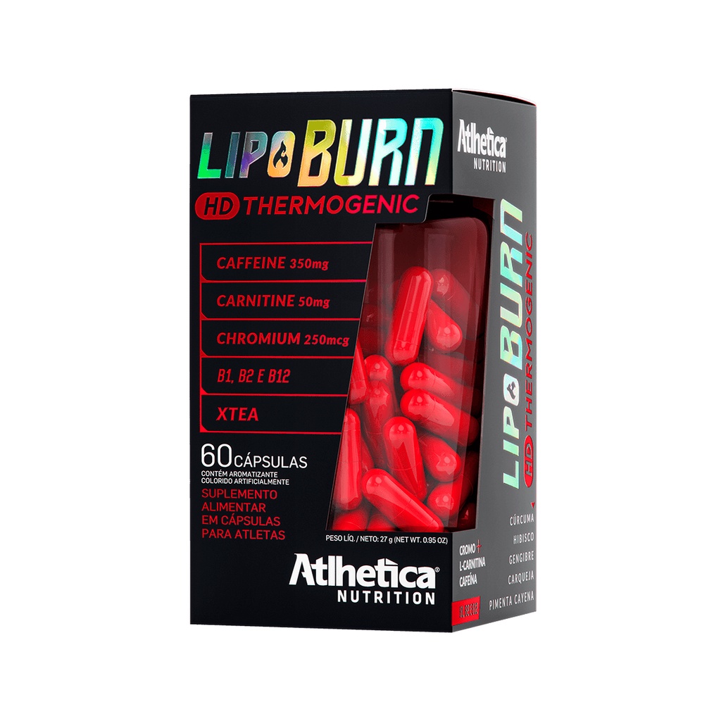 Lipo Burn HD Termogênico 60 Caps - Atlhetica Nutrition | Shopee Brasil