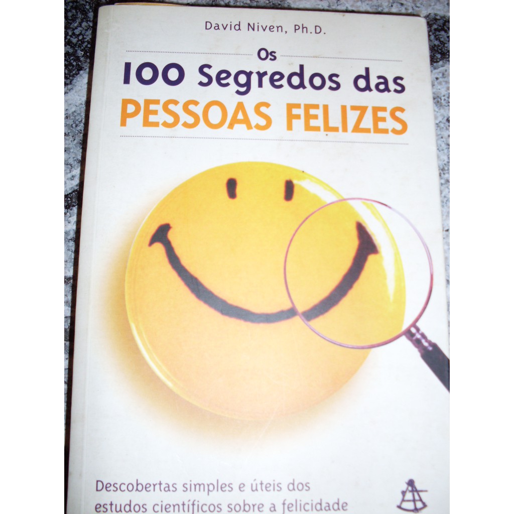 OS 100 SEGREDOS DAS PESSOAS FELIZES - DAVID NIVEN | Shopee Brasil