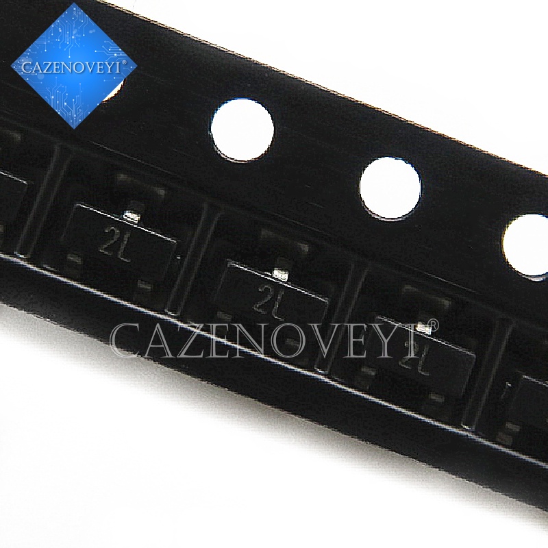 100 PCS 2N5401 2L MMBT5401 2L SOT23-3 SOT23 transistor SMD Novo ...