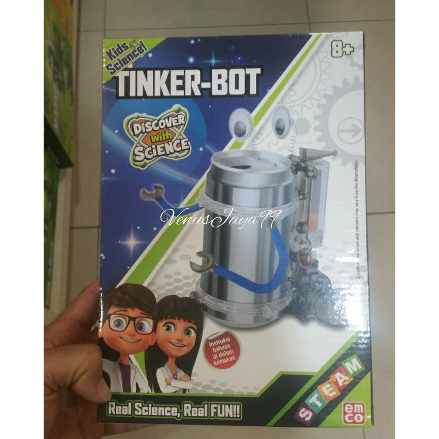 Emco Brinquedos Educativos Infantil Ciência TINKER-BOT ORIGINAL ...