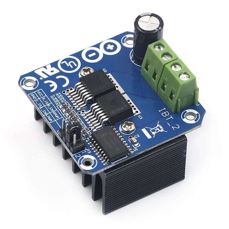 Módulo De Driver De Motor Duplo BTS7960 43A H-bridge / 1pçs / Módulo De ...