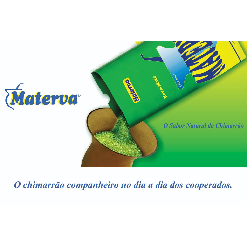 erva mate materva - o sabor natural do chimarao 1 kg | Shopee Brasil