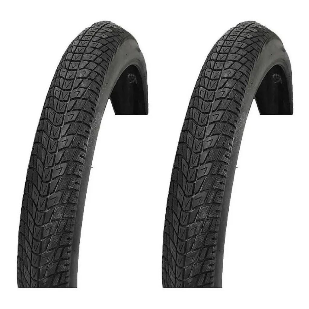 Par Pneus Bicicleta Bike Bmx Mtb Balão Vee Rubber Raven Aro 20 X 2.30 ...