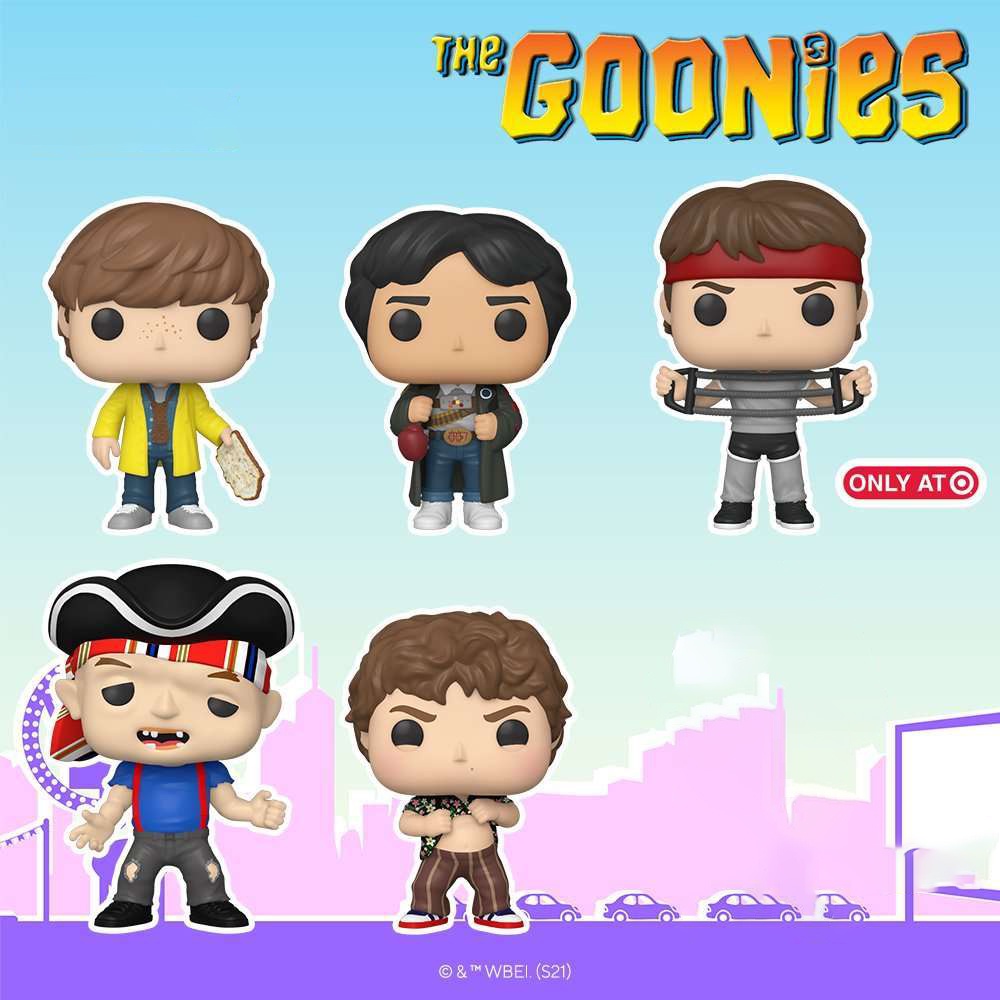 Funko Pop The Goonies SET Completo BRAND SLOTH DATA CHUNK MIKEY ...
