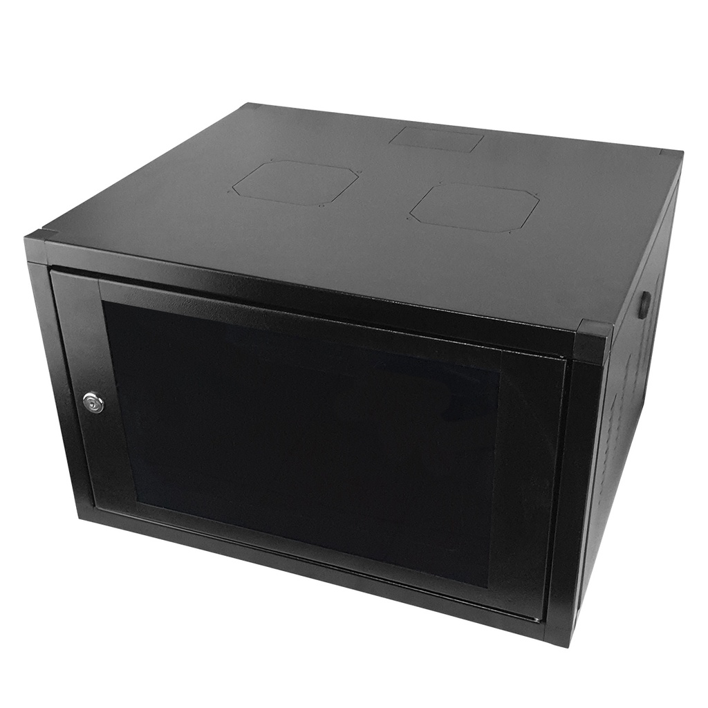 Mini Rack de Parede Padrão 19'' Para Cabeamento Estruturado e CFTV 6U X ...