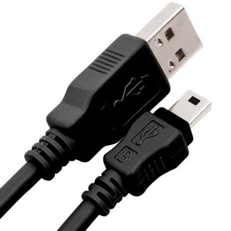 Cabo USB Macho X Mini USB V3 Com 1 Metro Preto MB71031-1M | Shopee Brasil