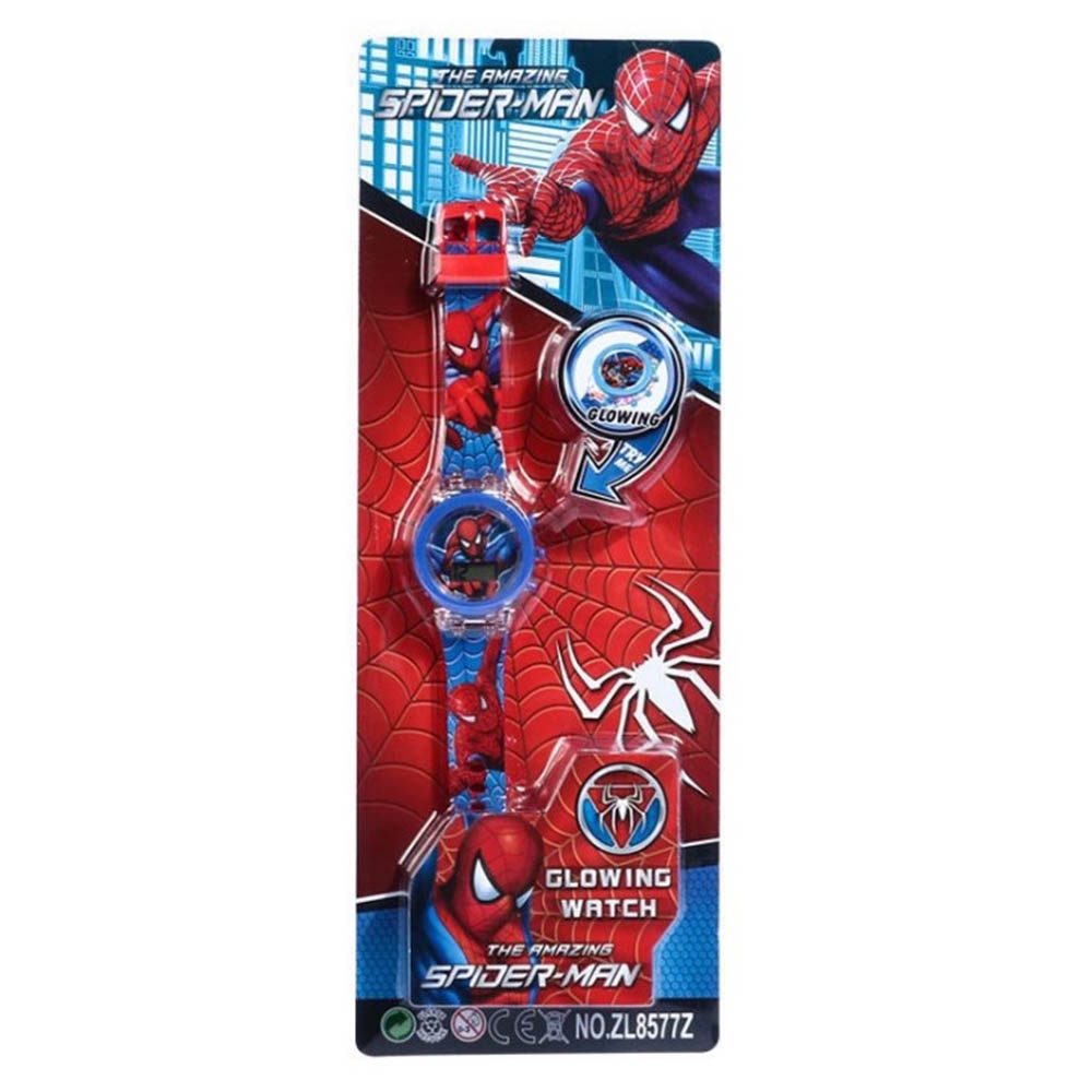 Spider Man Watch Children Boys Spider Man Sport Silicon Digital Wrist ...