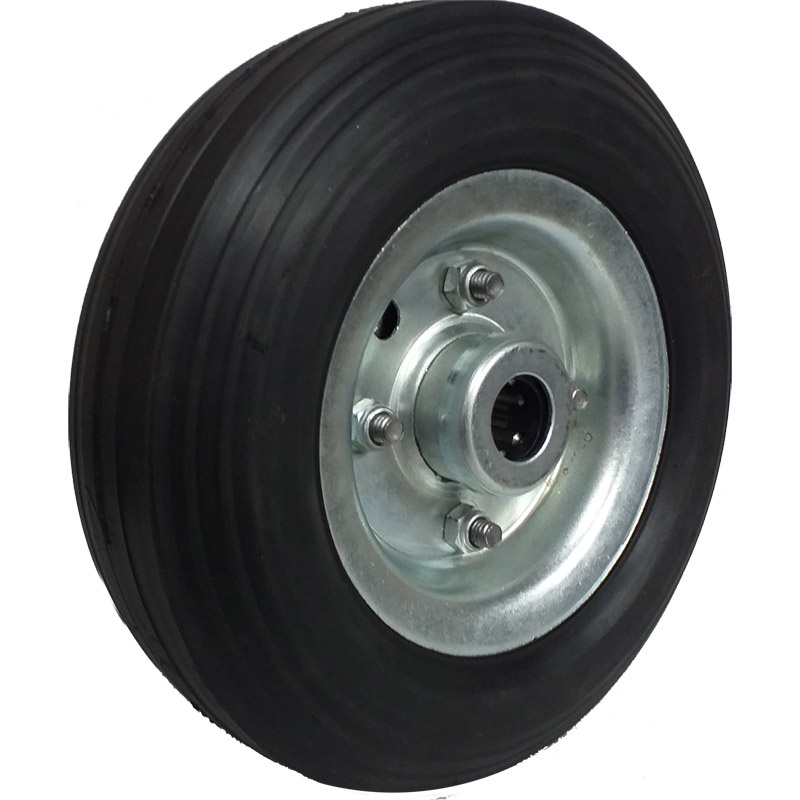 Roda Chapa Estampada 250X4 Pneu de Borracha Maciça Rolete 7/8 ... Roda Chapa Estampada 250X4 Pneu de Borracha Maciça Rolete 7/8 ...