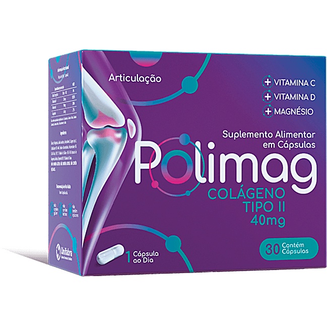 Polimag - Colágeno Tipo 2 com 30 cápsulas | Shopee Brasil