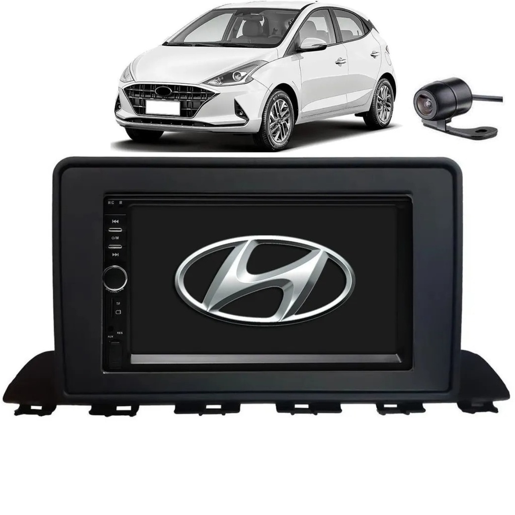 Central Multimidia Hb20 Hb20S 2020 2021 2022 Mp5 Espelhamento Moldura Câmera De Ré | Shopee Brasil