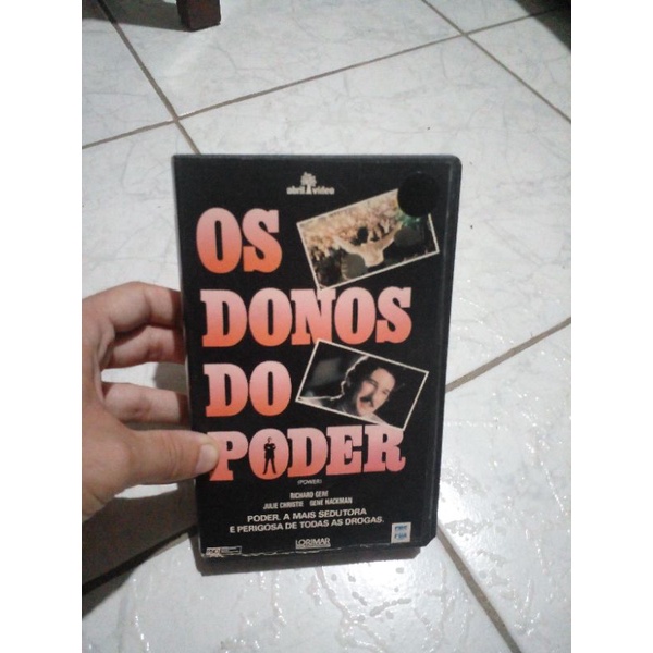 VHS Os donos do poder ( legendado) | Shopee Brasil