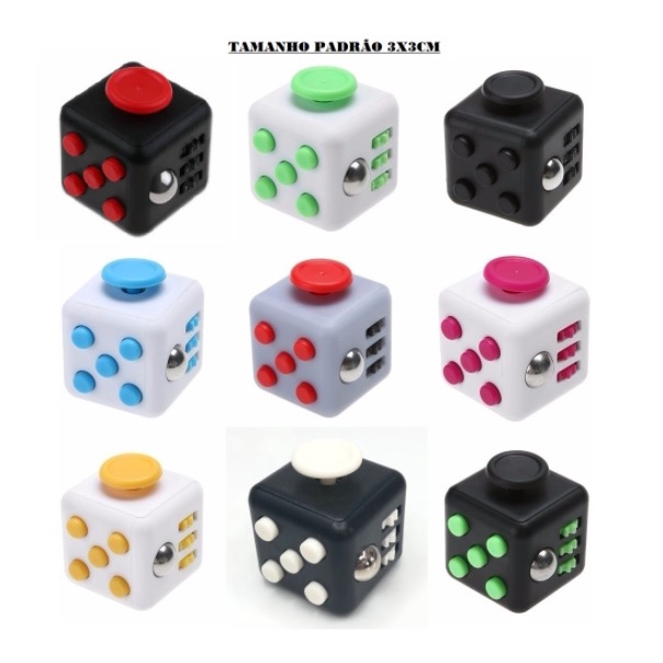 Fidget Mini Cubo Dado Brinquedo Anti Stress Ansiedade | Shopee Brasil