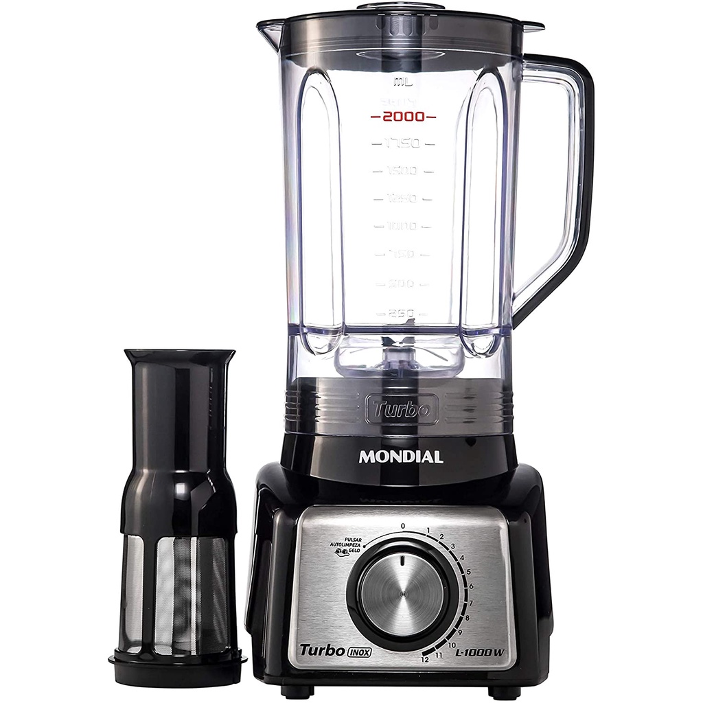 Liquidificador Mondial 1000W - 12 Velocidades - L-1000 FB | Shopee Brasil