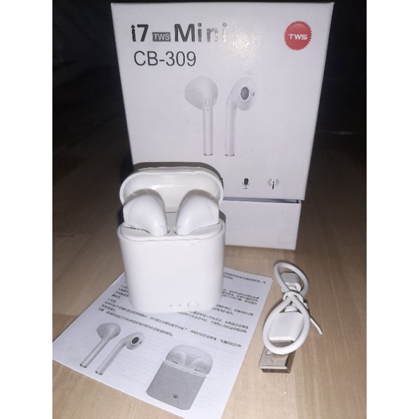 Fone de ouvido Bluetooth - i7 TWS Mini | Shopee Brasil