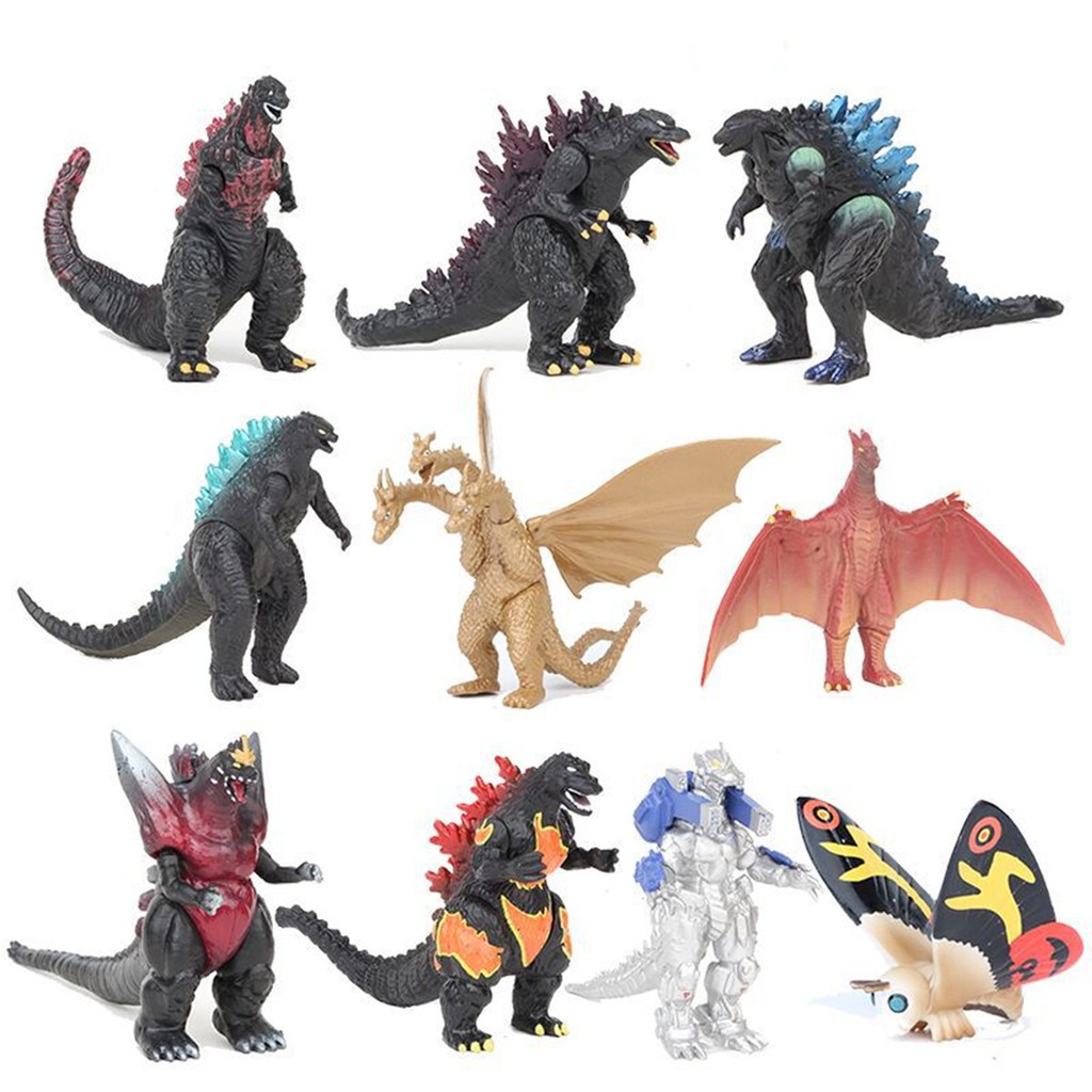 Novos Mini Godzilla Números De Ação Dos Brinquedos Dinossauros | Shopee ...