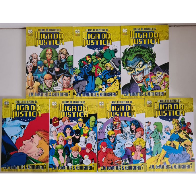 Lendas Do Universo Dc Liga Da Justiça J M Dematteis And Keith Fen