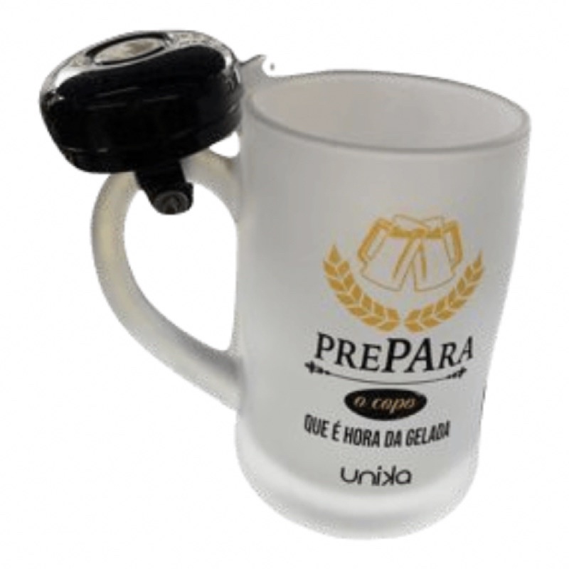 Caneca de chopp vidro com campainha 400ml | Shopee Brasil Caneca de chopp vidro com campainha 400ml | Shopee Brasil