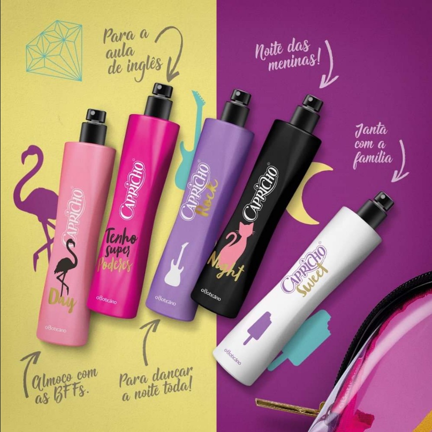 Perfume Capricho Desodorante Colônia Feminino - O Boticário | Várias ...