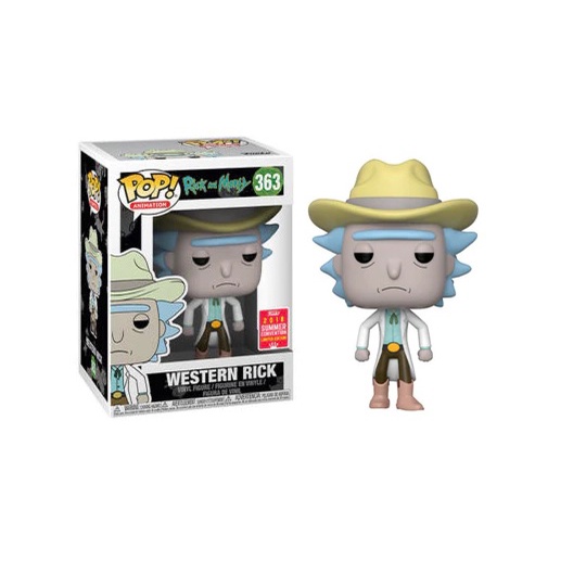 Funko Pop Rick and Morty Western Rick 363 | Shopee Brasil