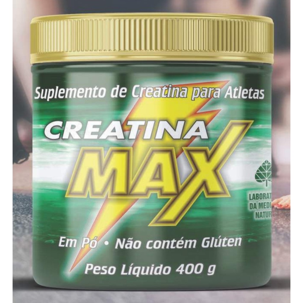 Creatina Max em pó - 400g | Shopee Brasil