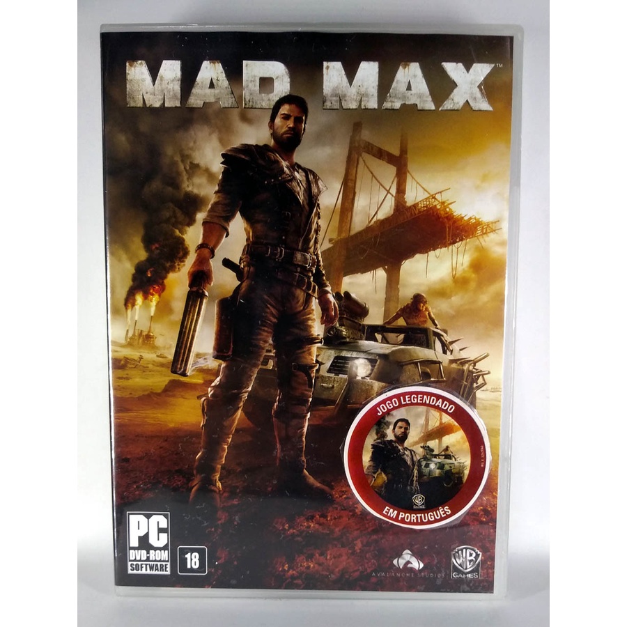Mad Max PC Mídia Física Novo Reembalado | Shopee Brasil