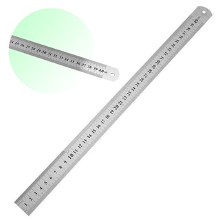 Régua Aço Inox Metal Medidas Em Centímetros E Milímetros | Shopee Brasil