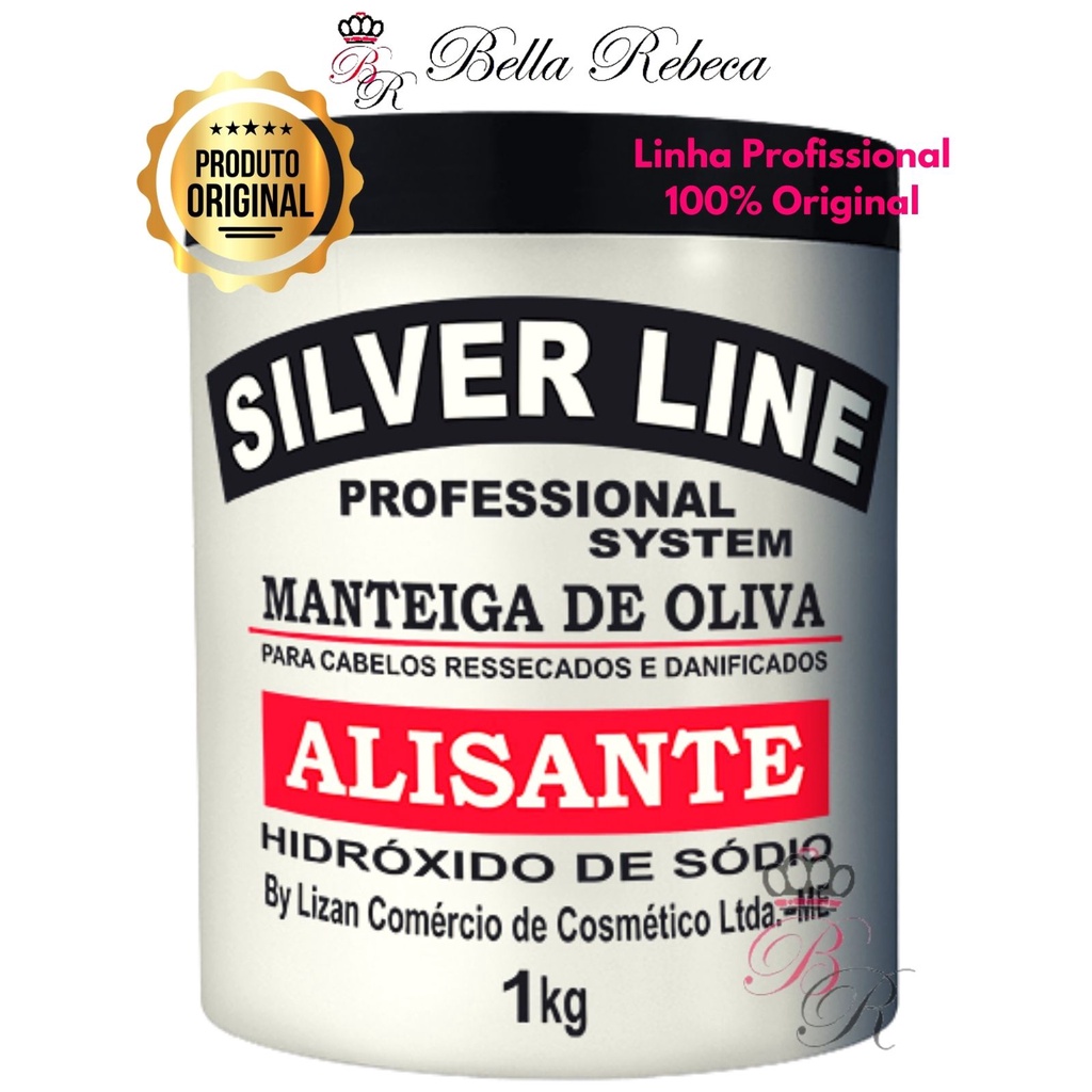 Creme Alisante Hidróxido Sódio Silver Line 1Kg | Shopee Brasil