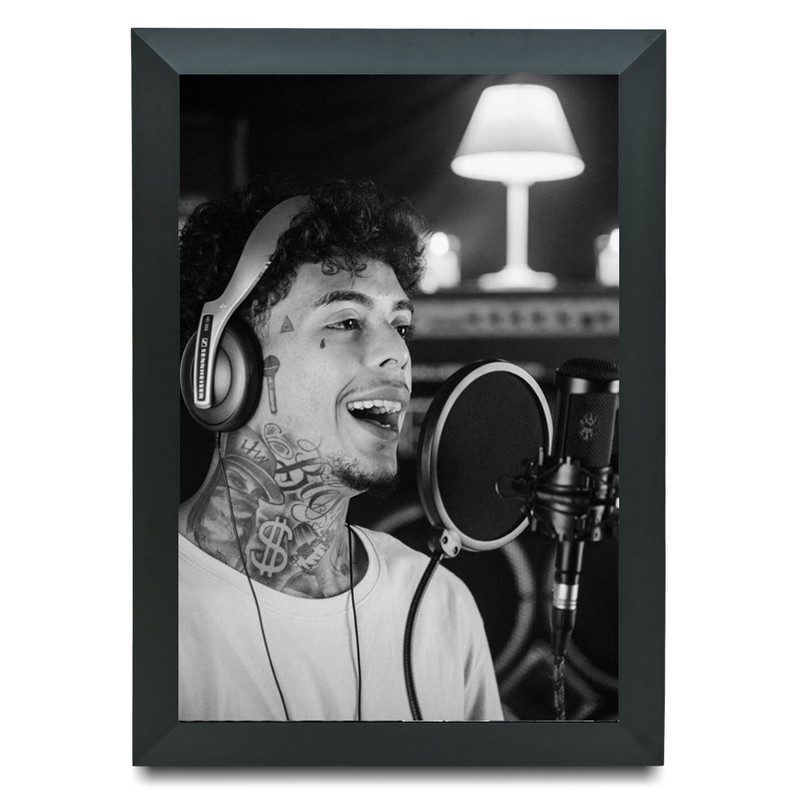 Quadro Decorativo Cantor Mc Kevin Poster 24x33cm | Shopee Brasil