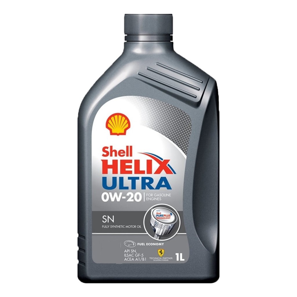 4 Oleo De Motor Shell Helix Ultra 0w20 Api Sn Sintético 1l | Shopee Brasil