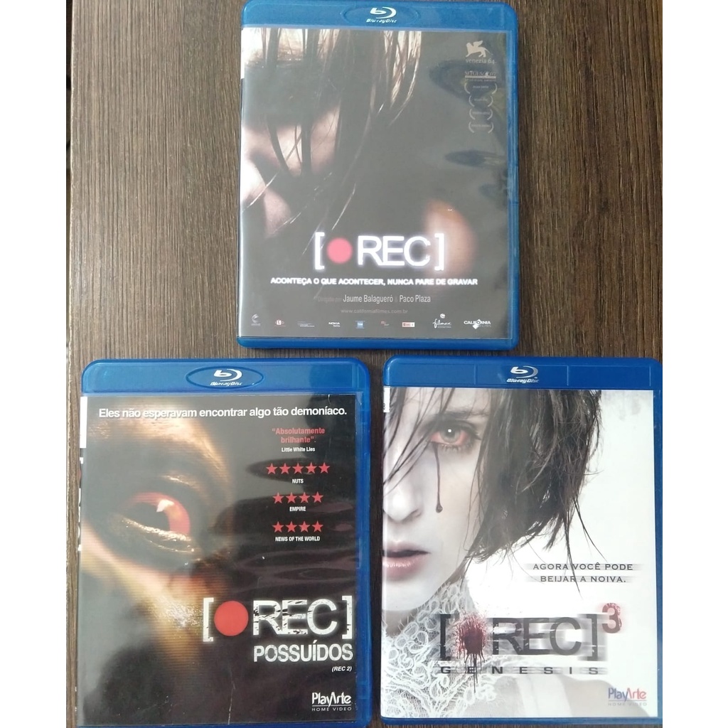 Pack BLU-RAY semi novos - REC 1, 2 e 3 (Filmes Originais de Locadora ...