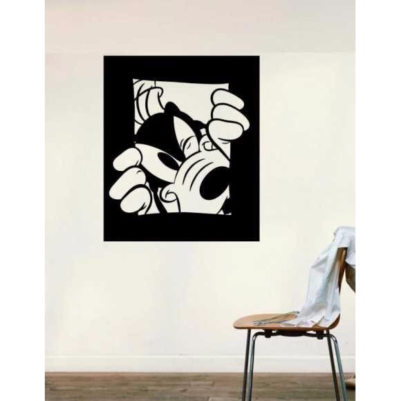 Adesivo Parede Sala Quarto Infantil Quadro Pateta Disney New | Shopee ...