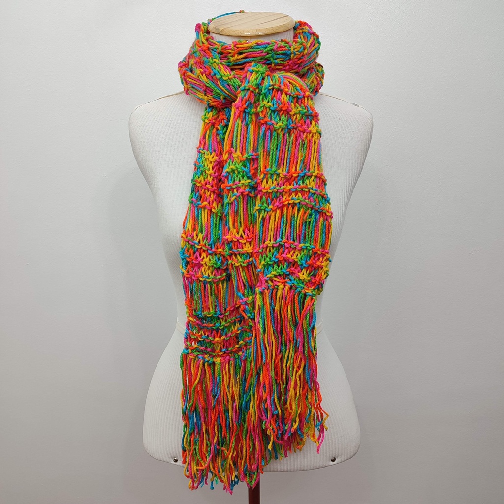 Cachecol lã colorido (Brechó) (Ref: 5650) | Shopee Brasil