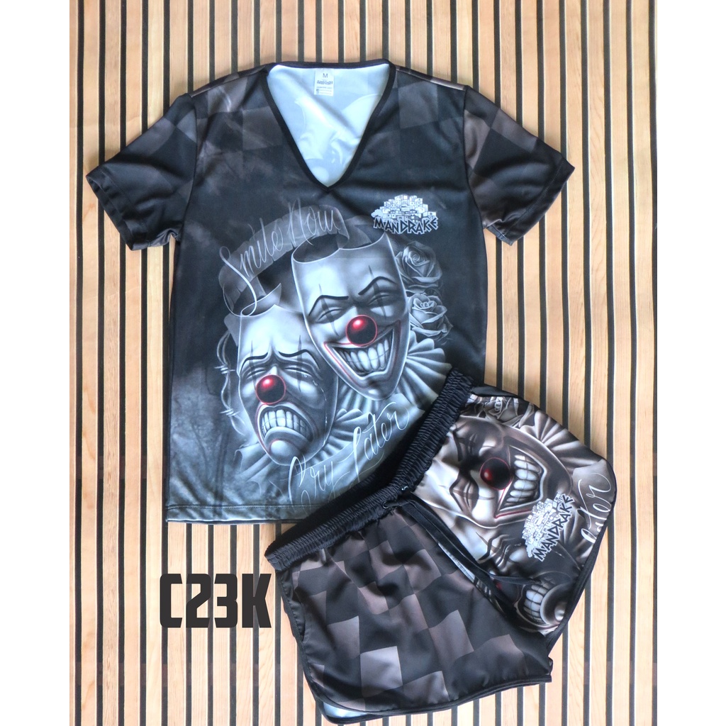 Kit Império Mandrake Cria de Quebrada Favela babylook + Short Cod23 ...