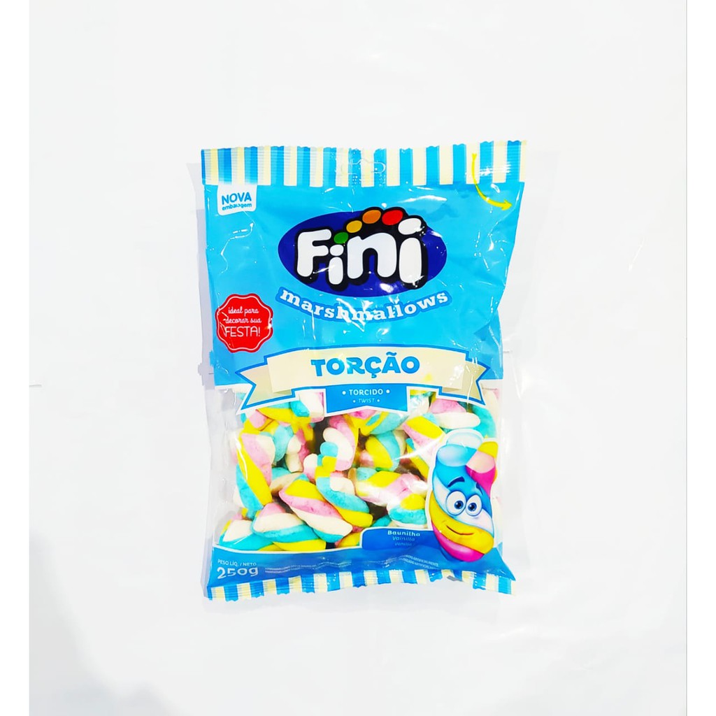 Marshmallow Fini Ideal Para Comer E Decorar Sua Festa Pacote 250g