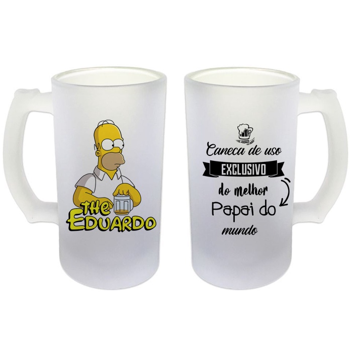 Caneca de chopp Personalizada - Simpsons | Shopee Brasil