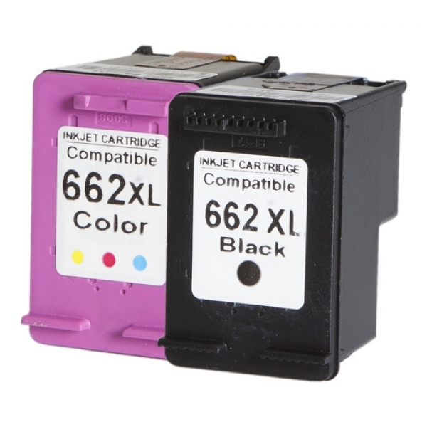 Par Cartucho De Tinta 662xl Preto + Color 2546 2516 3516 1516 | Shopee ...