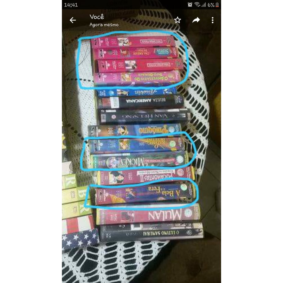 06 Fitas VHS | Shopee Brasil