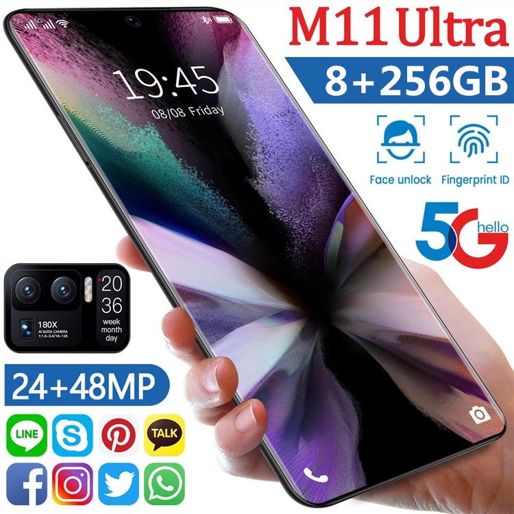 M11 Ultra 5G 8GB 256GB Smartphone Com Tela De 6,7 Polegadas | Shopee Brasil