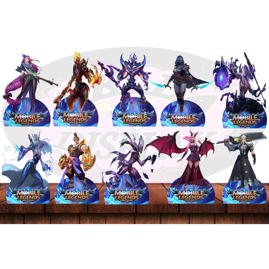Mobile Legends displays kit 10 peças | Shopee Brasil