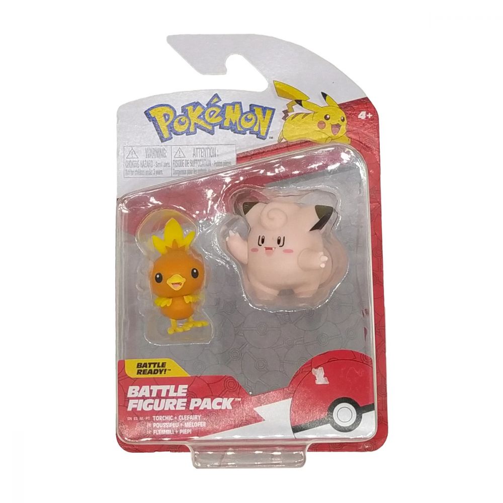 Figuras Torchic + Clefairy Pokemon Vinil 4 Cm - Sunny 2601 | Shopee Brasil