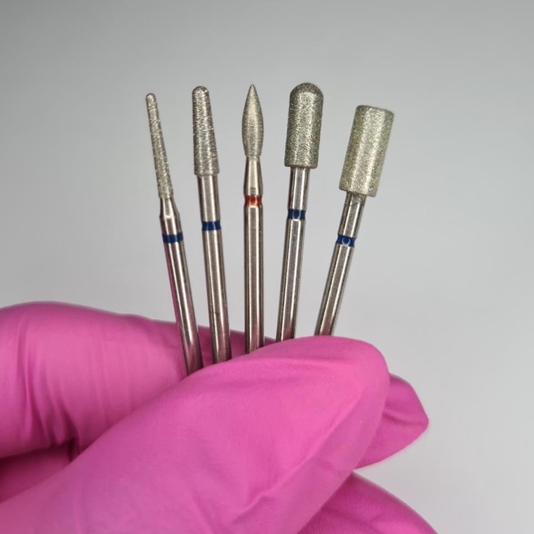 Kit 5 Brocas Diamantadas Para Alongamento De Unhas manicure hardware ...