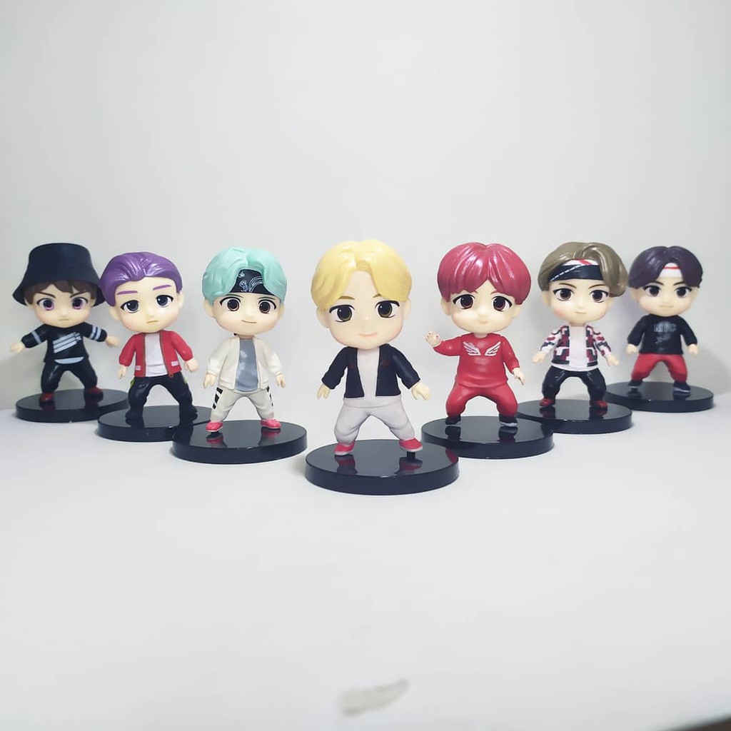 Coleção BTS Action Figure Boneco KPOP RM, Ji-min, Suga, J-Hope, Jung ...